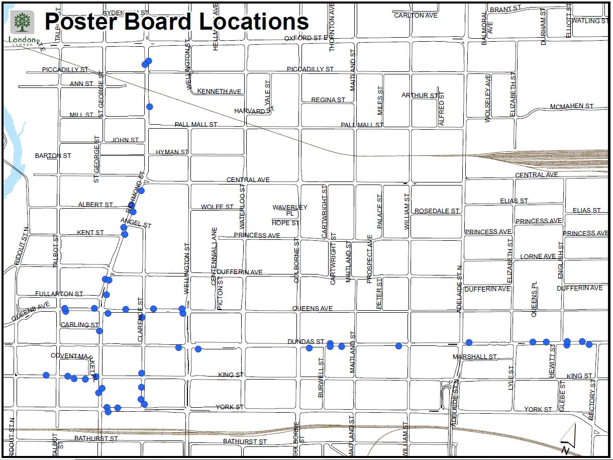 Poster Board Locations | London Music Office